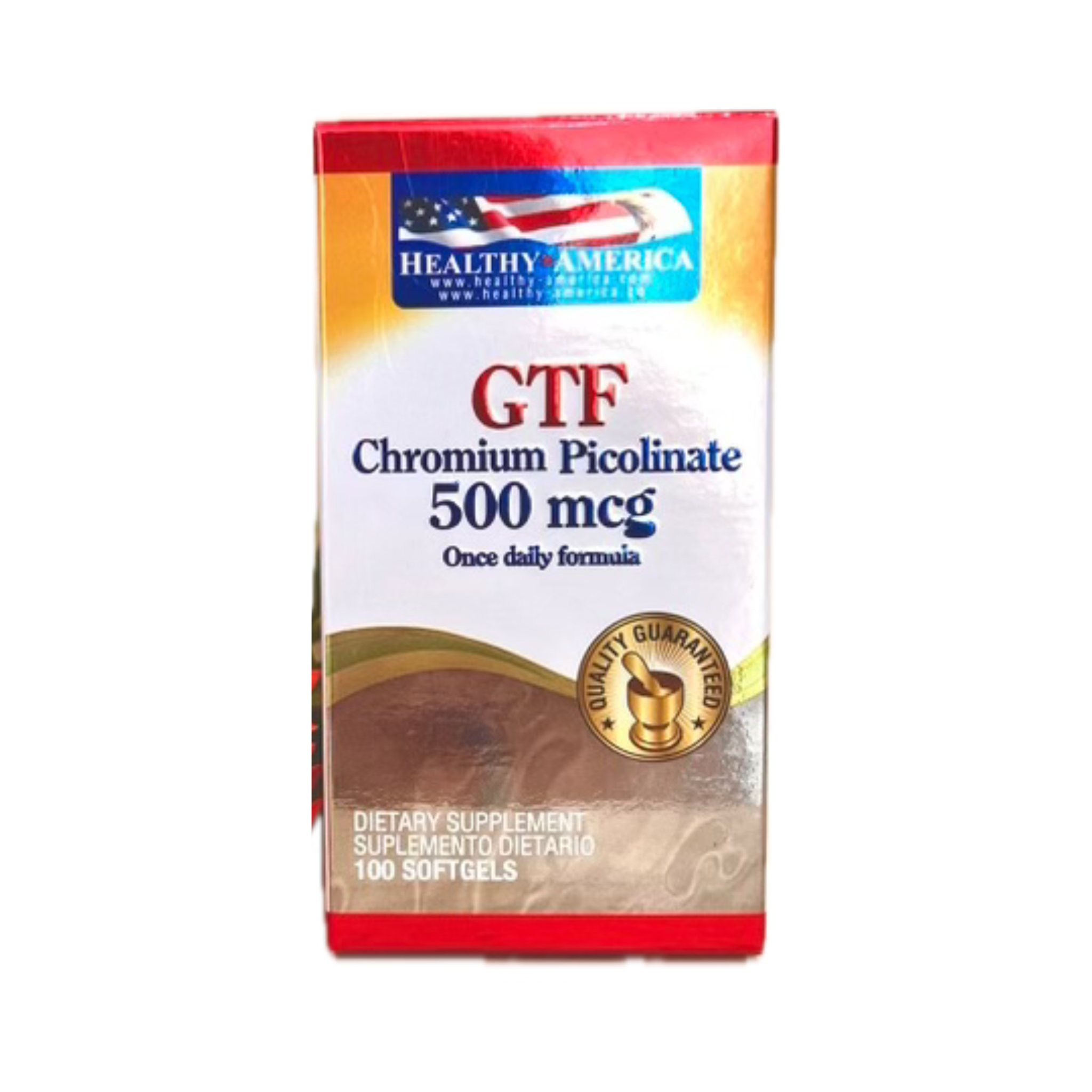 GTF CHROMIUM PICOLINATE 500 MCG – Tienda Neem