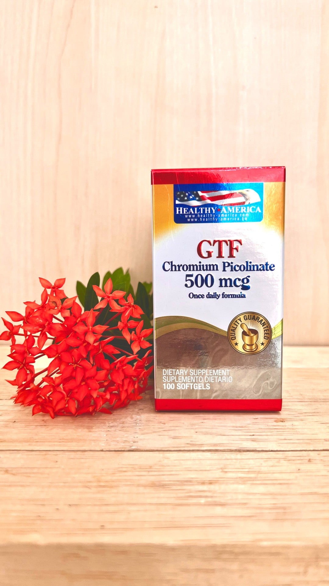 GTF CHROMIUM PICOLINATE 500 MCG – Tienda Neem